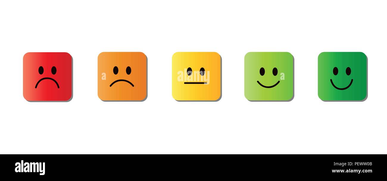 Smiley insatisfait Banque d'images vectorielles - Alamy