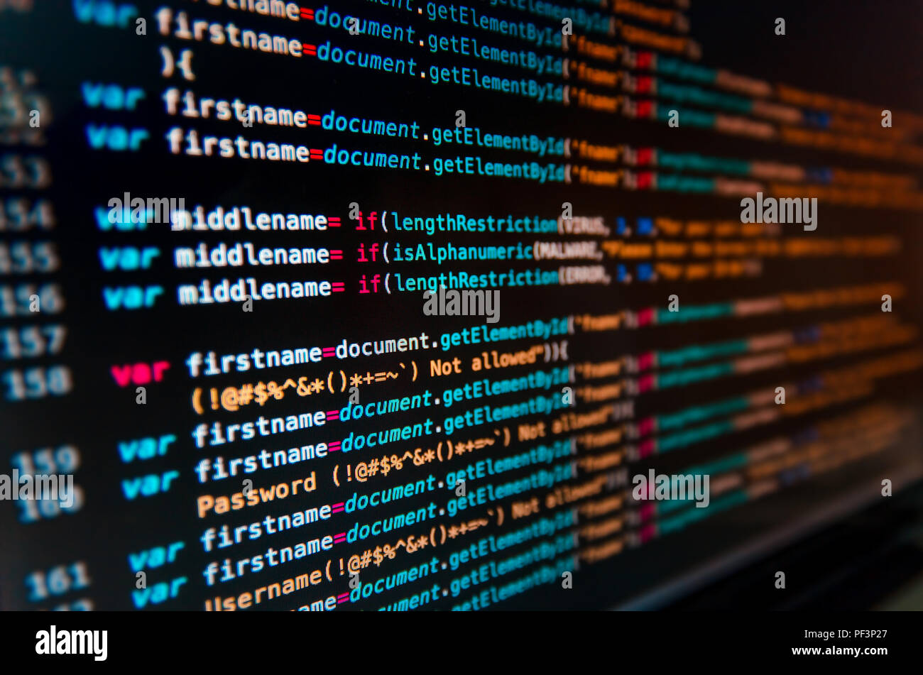Code informatique arrière plan Banque de photographies et d’images à ...
