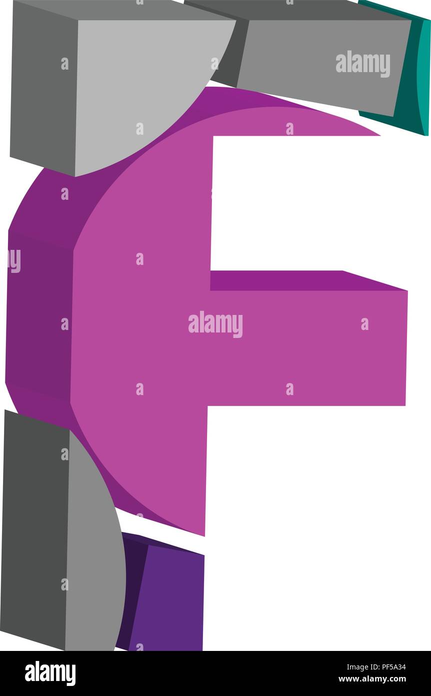 Lettre f majuscule scripte Banque de photographies et d’images à haute ...