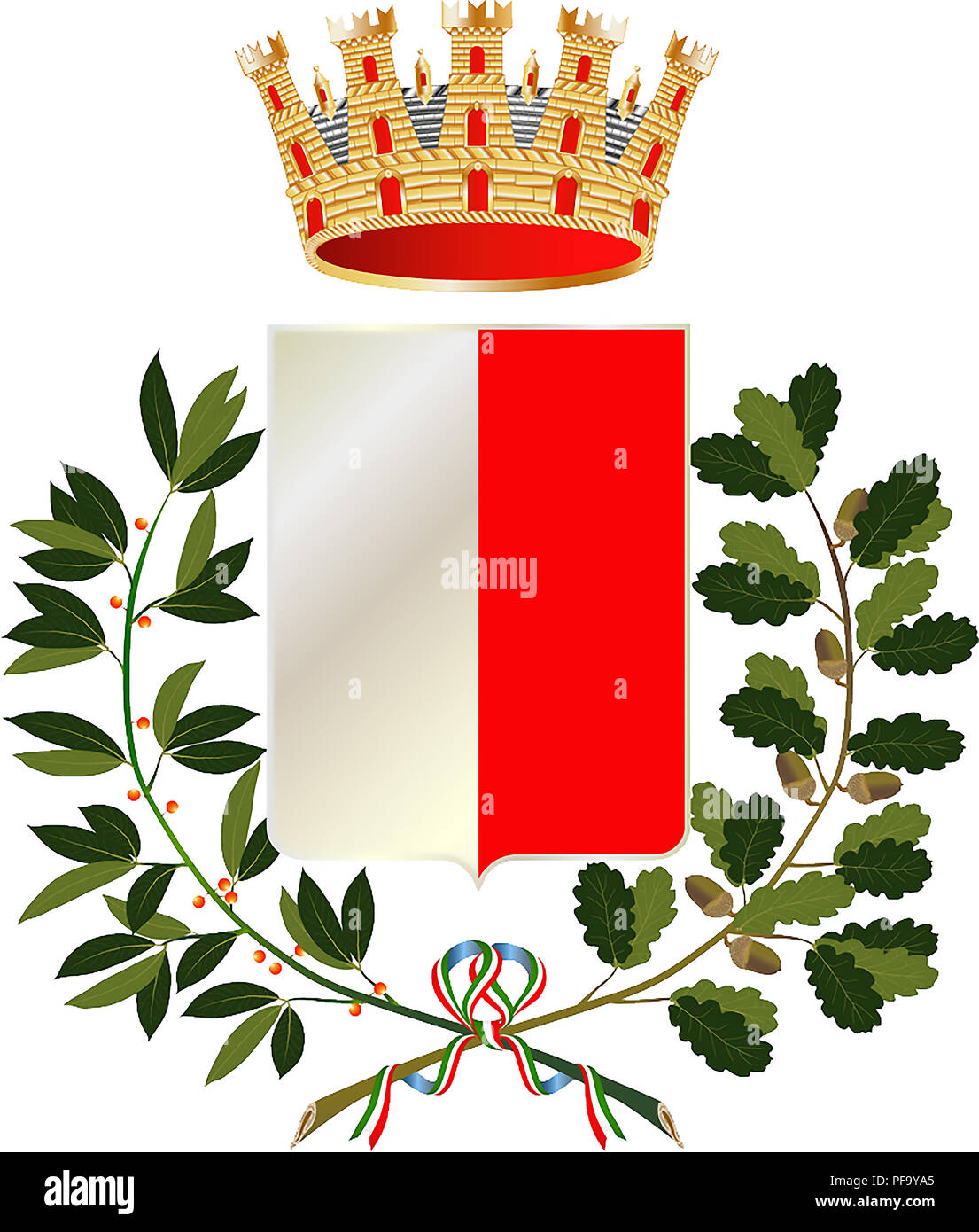 Armoiries de la ville italienne Bari - Italie Photo Stock - Alamy