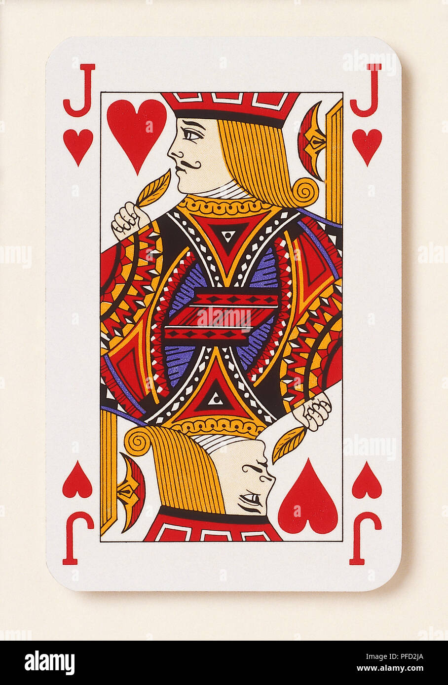 Carte valet de coeur Banque de photographies et d’images à haute ...