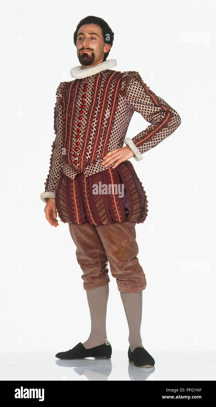 16th century ruff costume Banque de photographies et d’images à haute ...