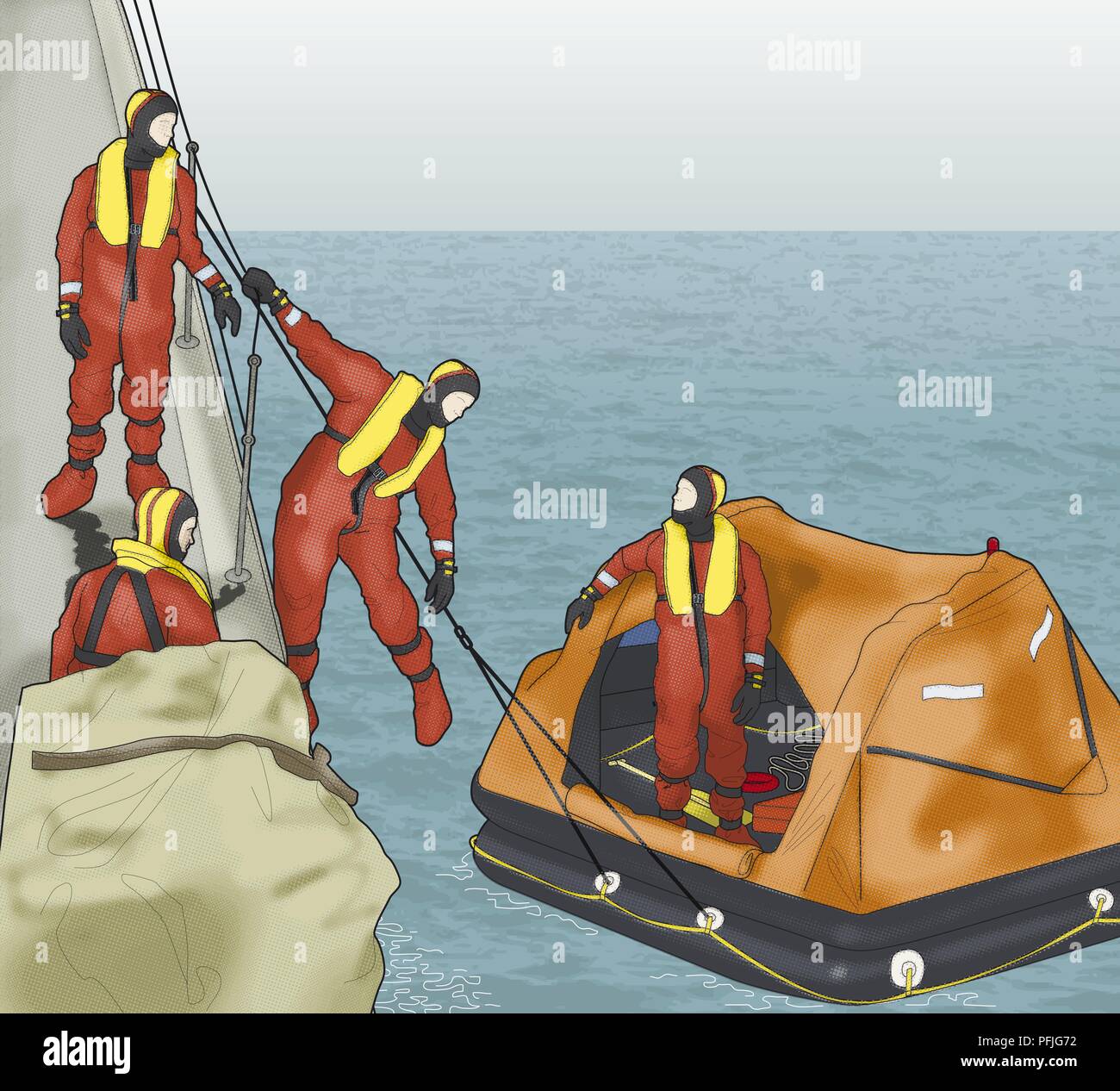 Abandoning ship Banque de photographies et d’images à haute résolution ...