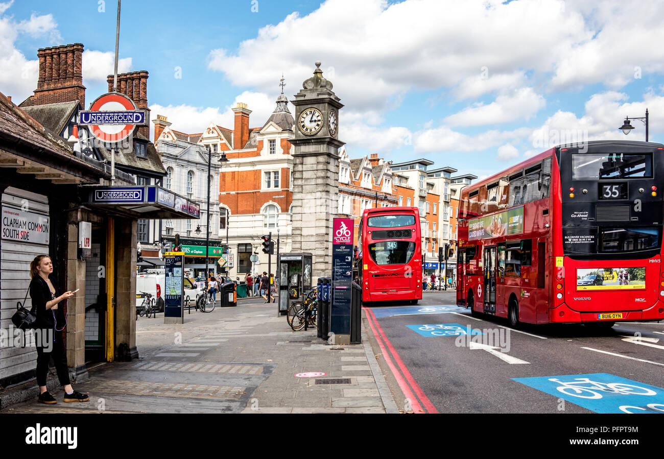 Clapham common underground station Banque de photographies et d’images ...