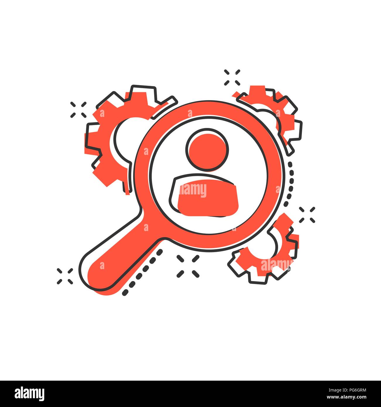 Vector cartoon les ressources humaines, le recrutement, la gestion des ...