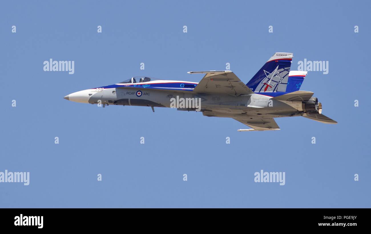 Royal Canadian Air Force à l'exécution de CF-18 Hornet RIAT 2018 avec ...