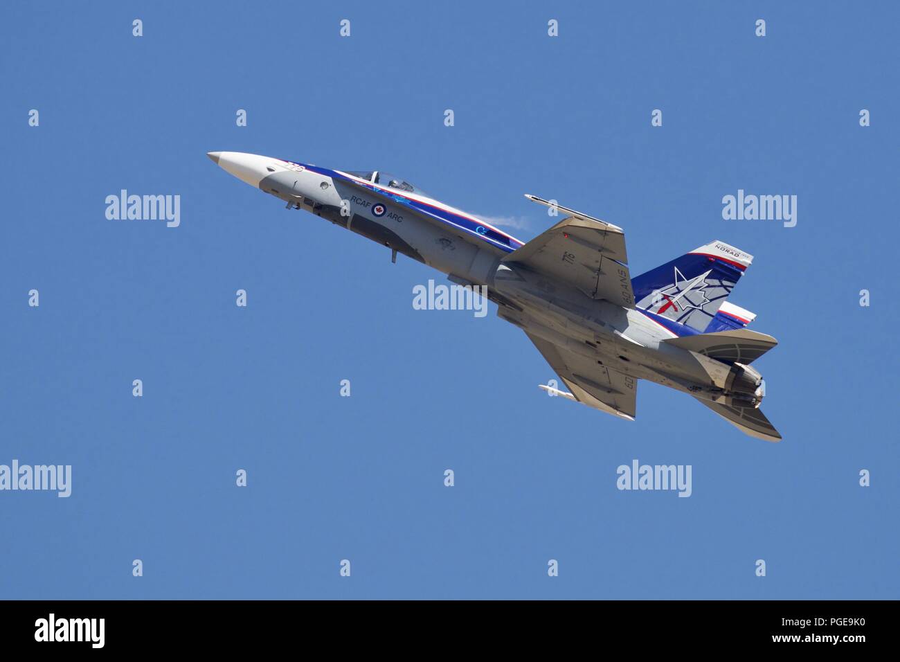 Royal Canadian Air Force à l'exécution de CF-18 Hornet RIAT 2018 avec ...