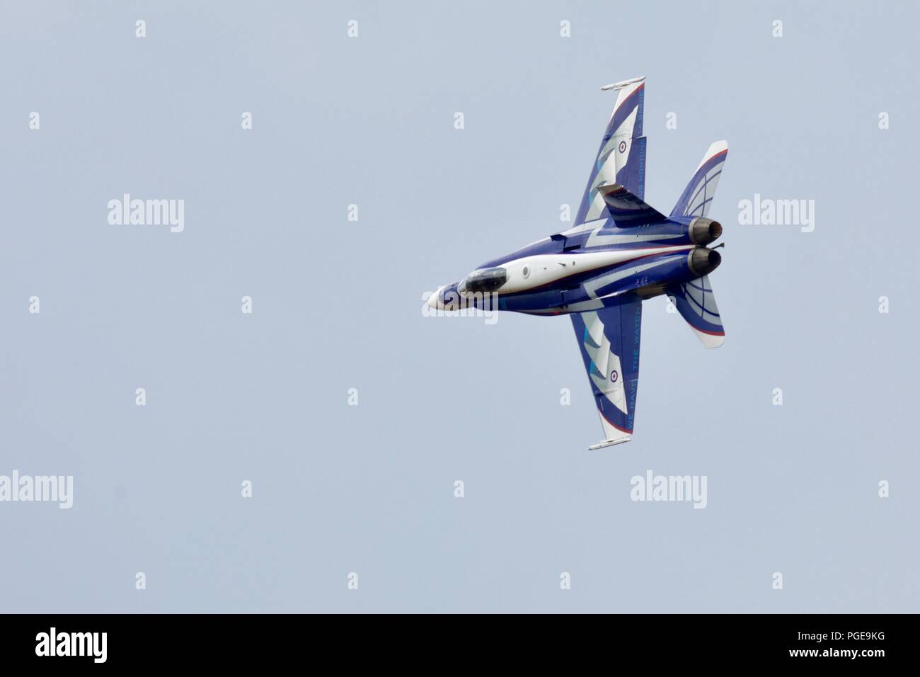 Royal Canadian Air Force à l'exécution de CF-18 Hornet RIAT 2018 avec ...