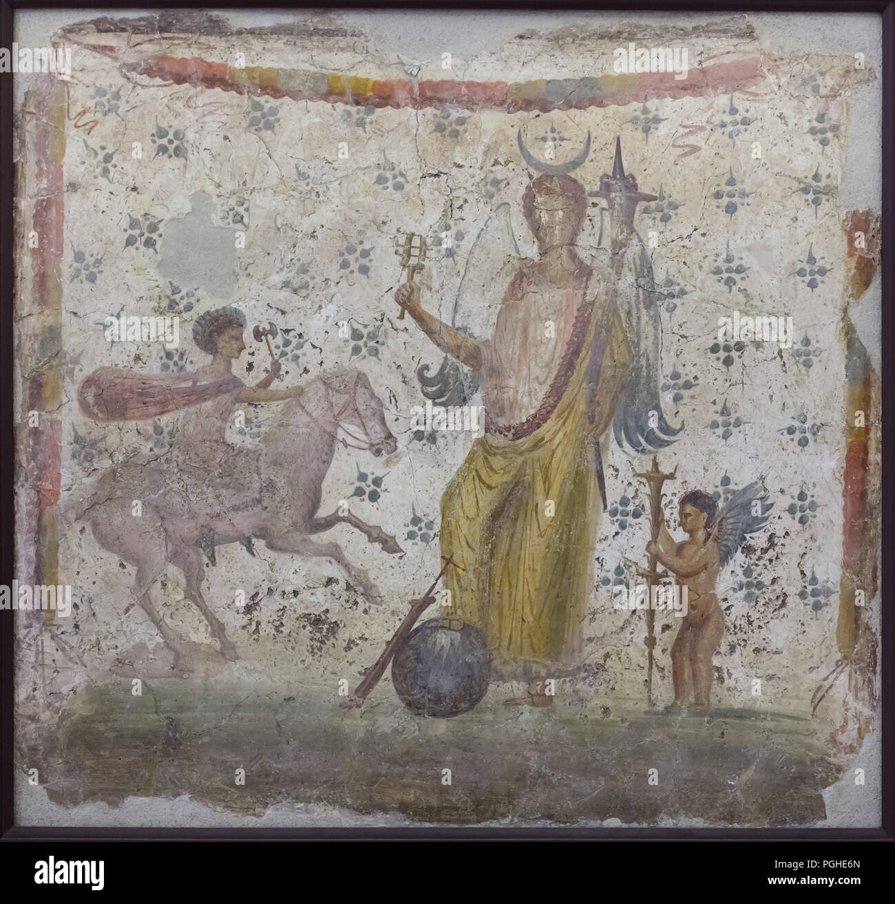 Peinture de pompéi garçon Banque de photographies et d’images à haute ...