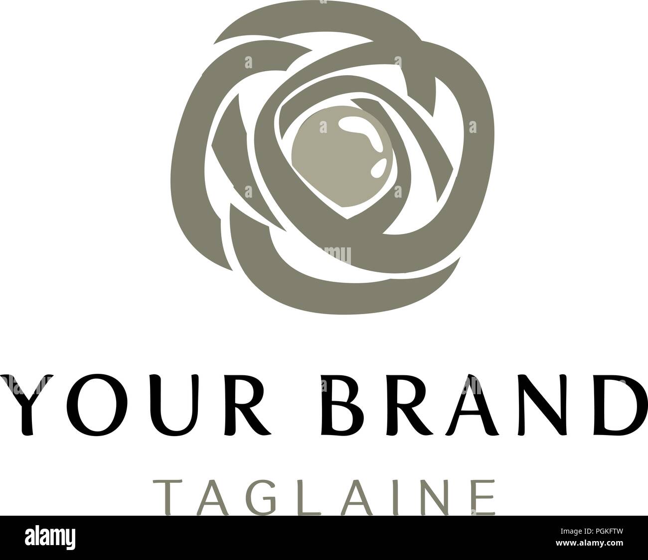 Logo fleure Banque d'images vectorielles - Alamy