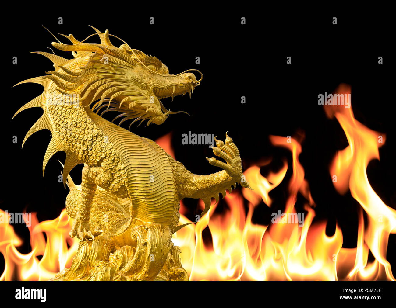 Black dragon fire china Banque de photographies et d’images à haute ...