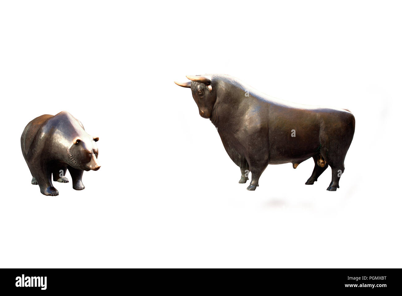 Stier skulptur Banque d'images détourées - Alamy