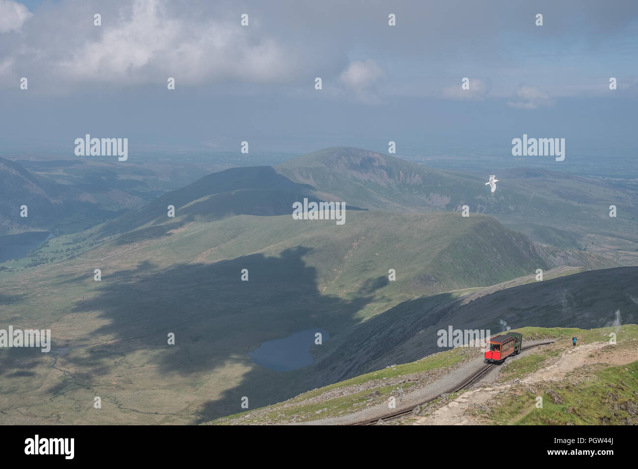 Chemin de fer du mont snowdon Banque de photographies et d’images à ...