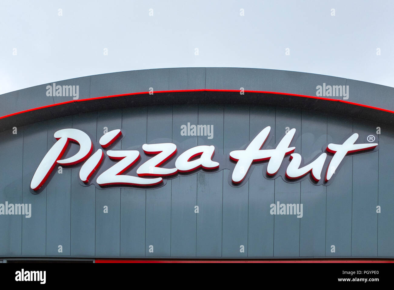 Pizza hut pizzahut signe signes logo Banque de photographies et d ...