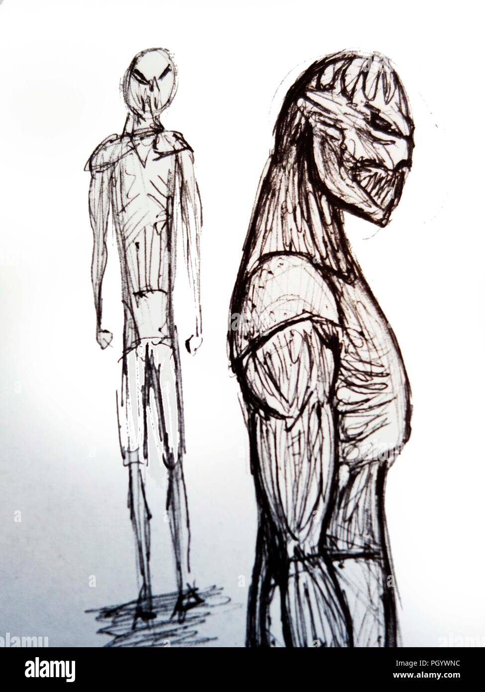 Monstre dessin Banque de photographies et d’images à haute résolution ...