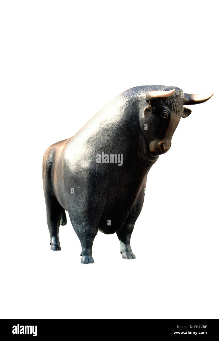 Stier skulptur Banque d'images détourées - Alamy