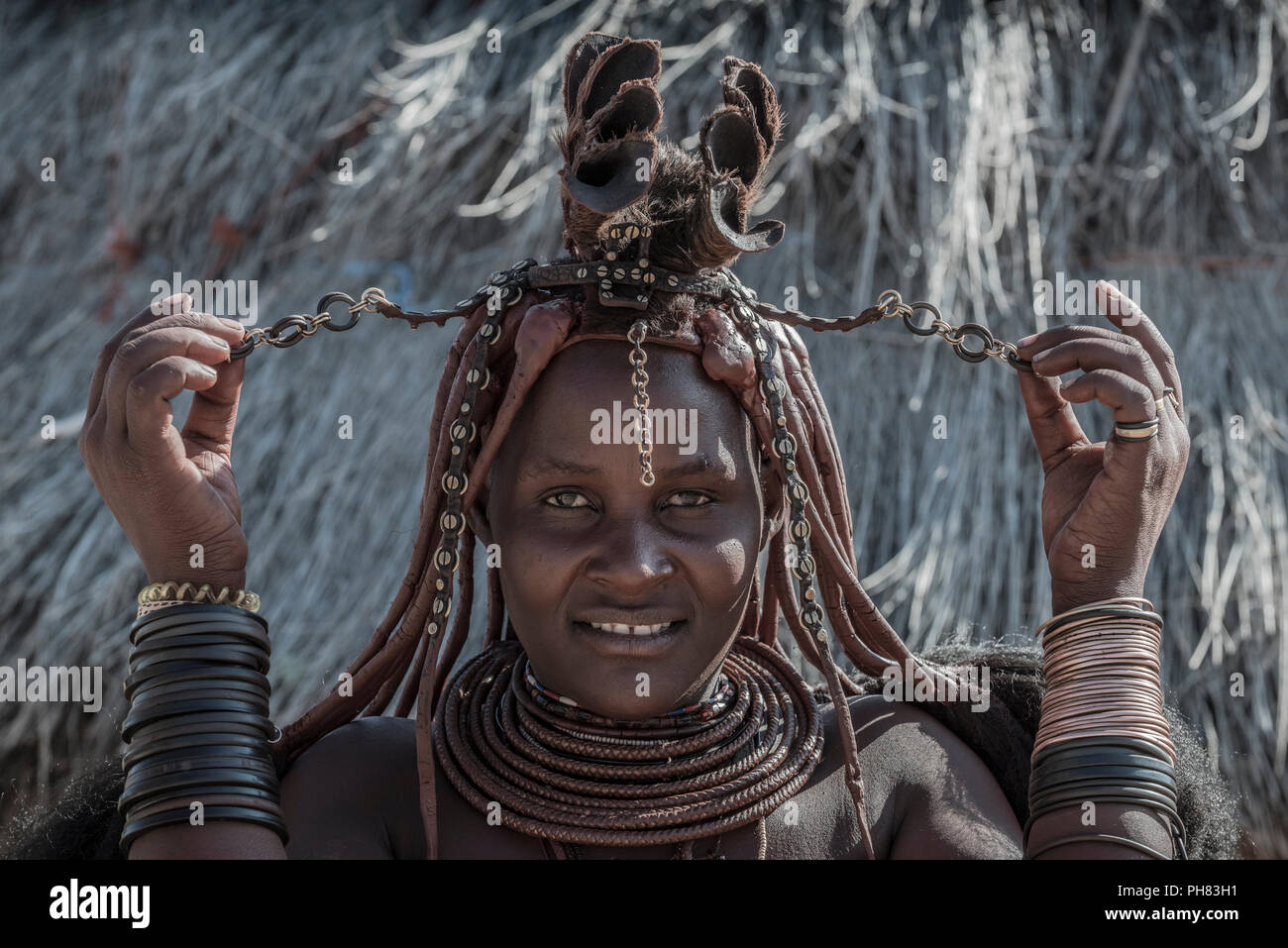 Married Himba Woman Banque d'image et photos - Alamy