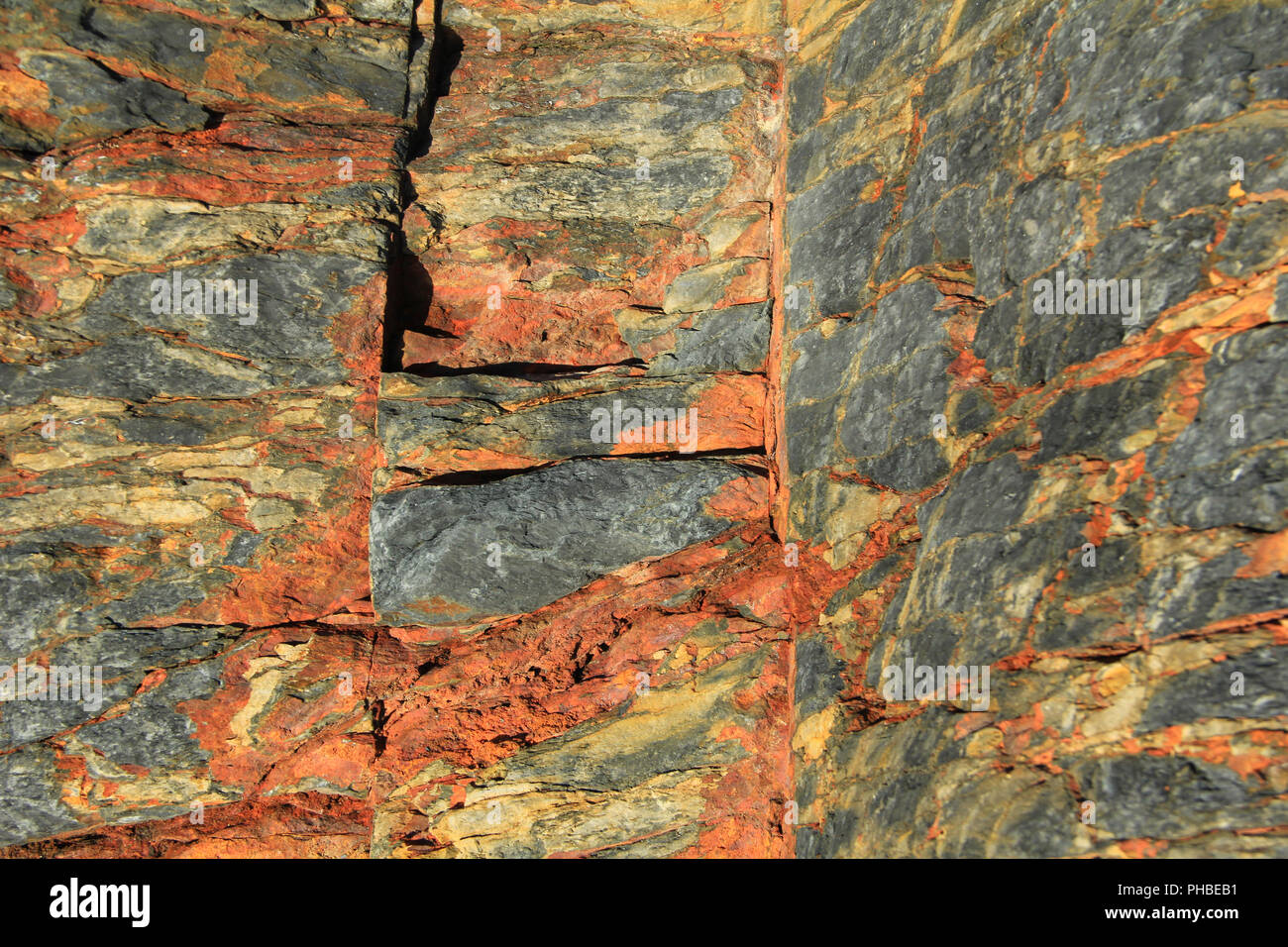 Structure de roche rouge Banque de photographies et d’images à haute ...