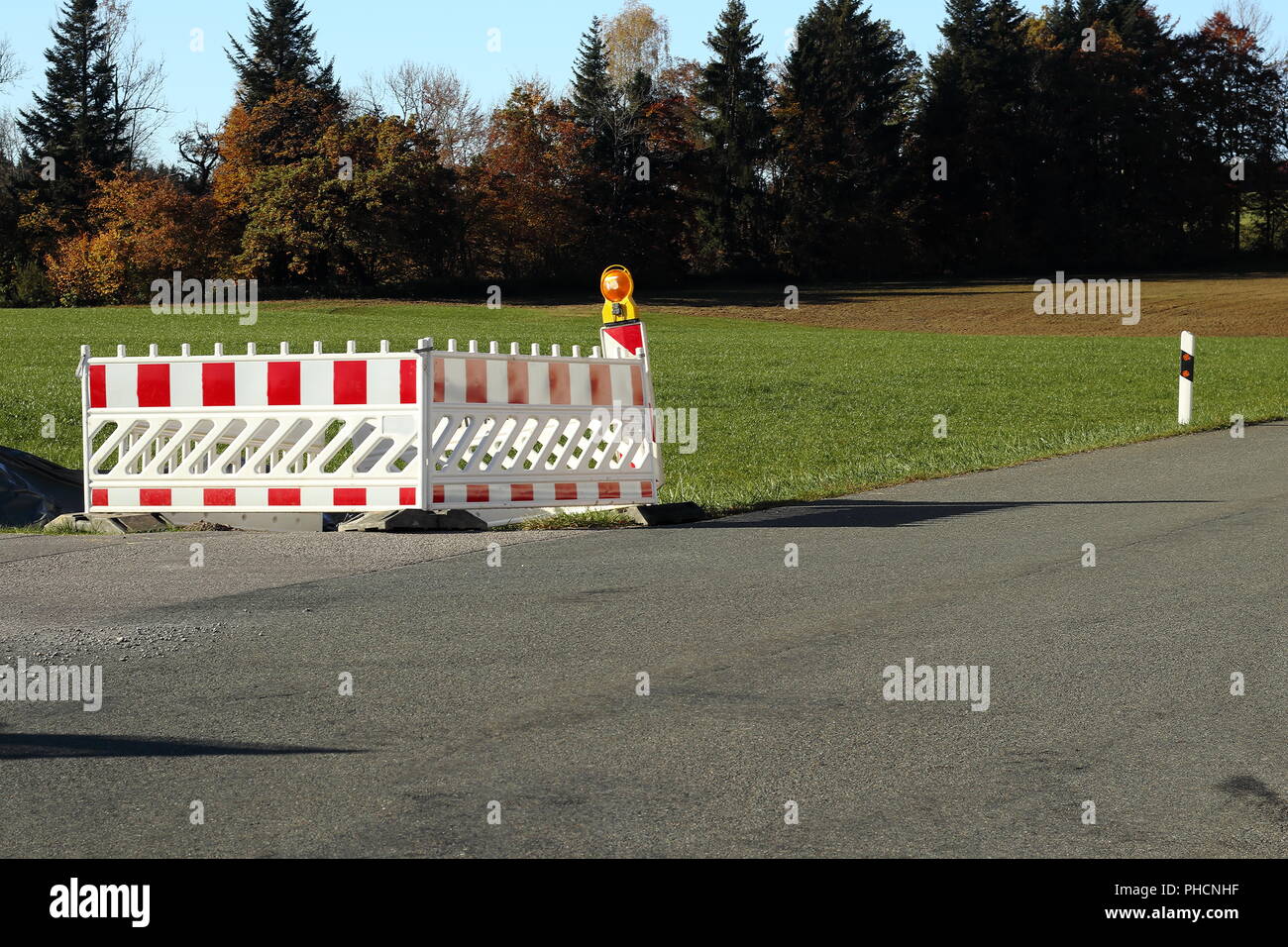 Barrage routiers trvaux Banque de photographies et d’images à haute ...