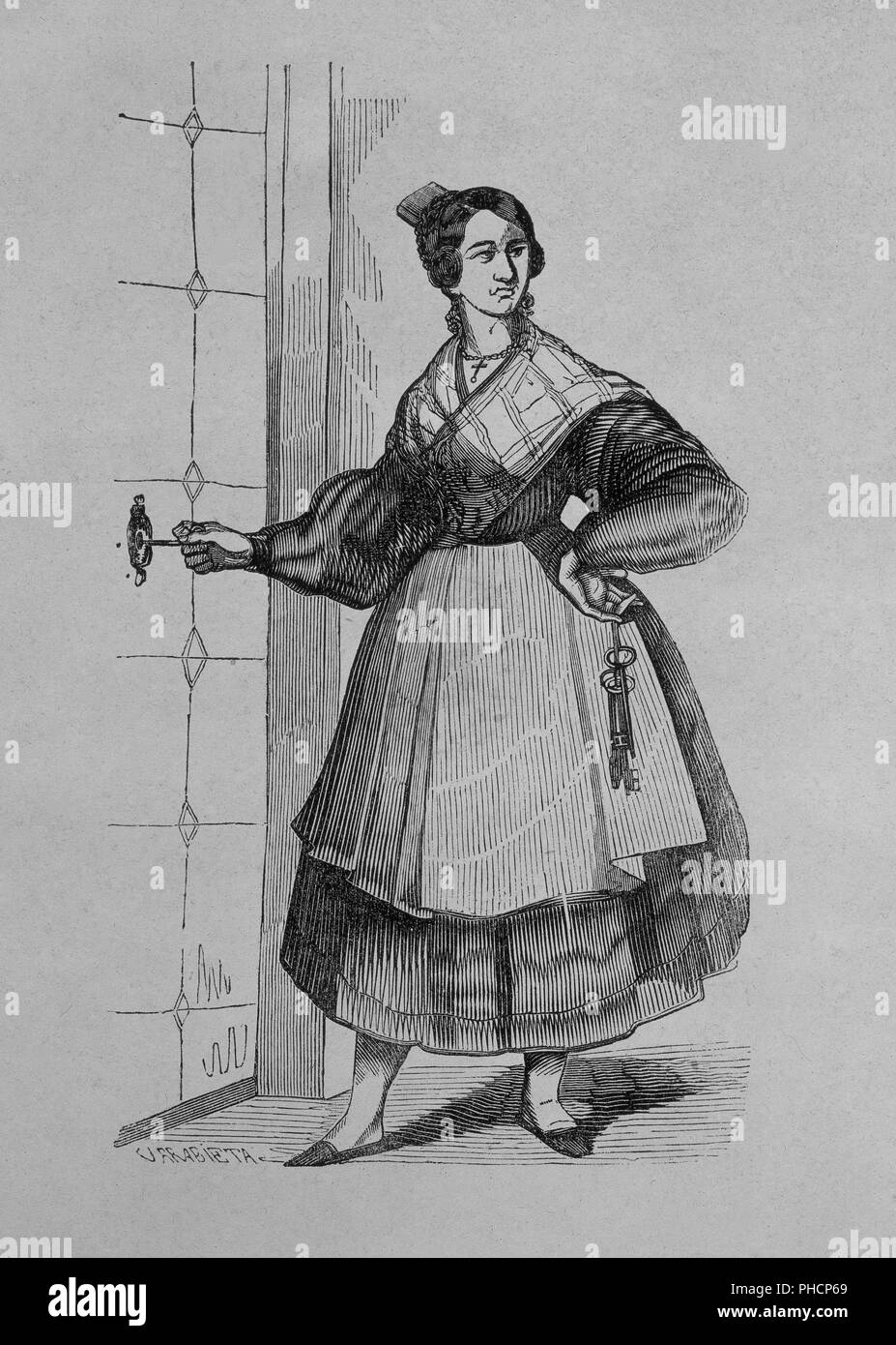 Daniel vierge urrabieta y vierge Banque d'images noir et blanc - Alamy