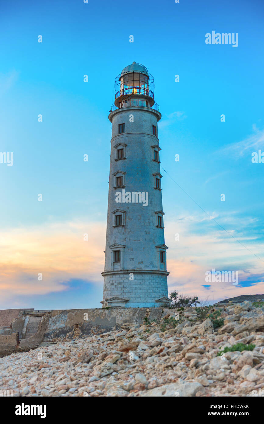 Phare de nuit Banque de photographies et d’images à haute résolution ...