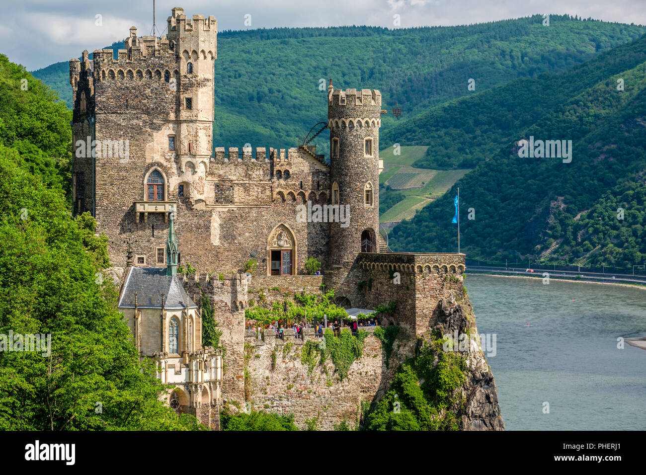 Château De Rheinstein Banque d'image et photos - Alamy