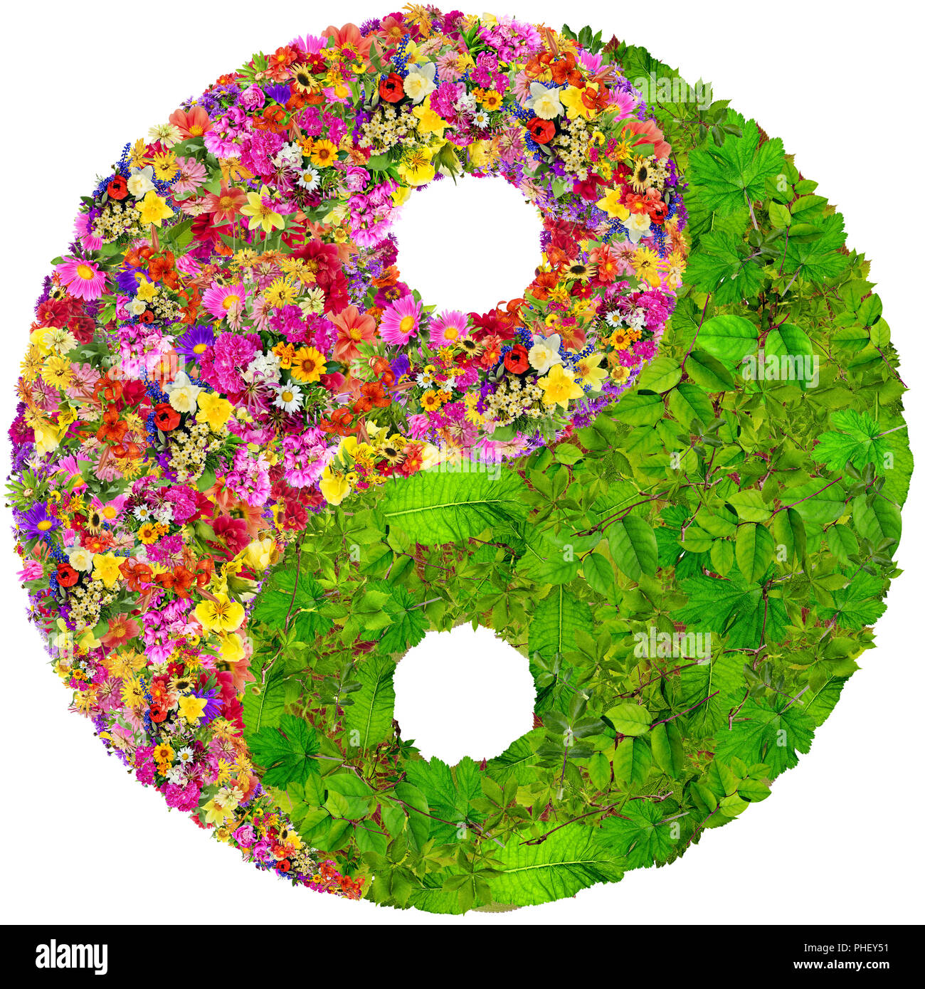 Yin yang black pink taoism Banque de photographies et d’images à haute ...