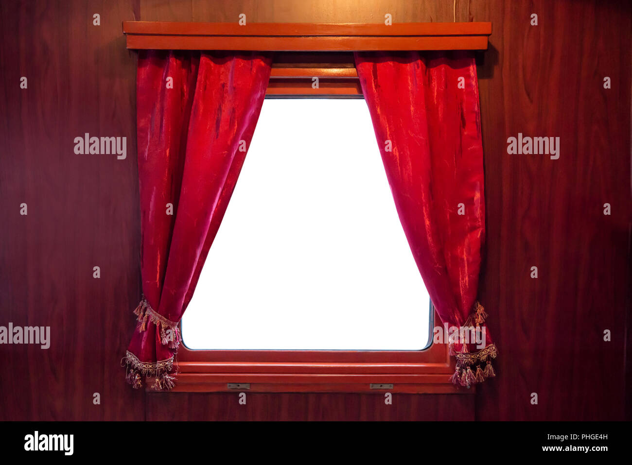 Rideaux rouges Banque de photographies et d’images à haute résolution ...
