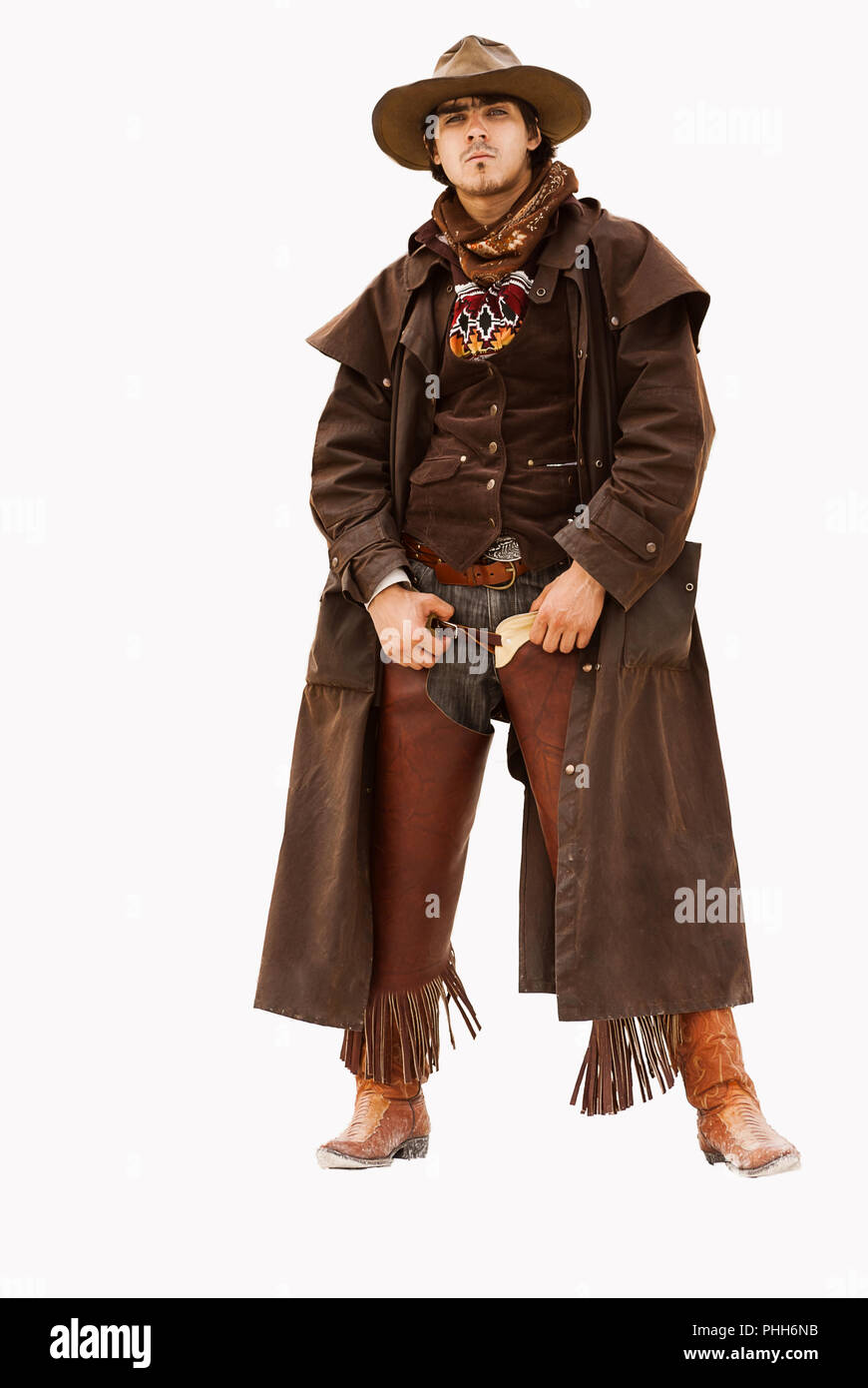 Authentic cowboy Banque de photographies et d’images à haute résolution ...