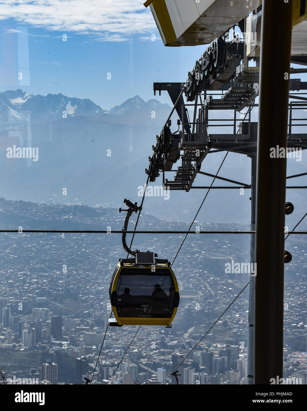 Cable car system Banque de photographies et d’images à haute résolution ...