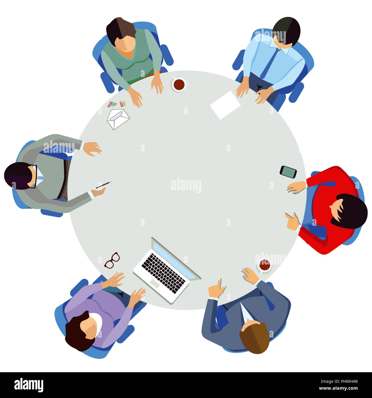 Meeting discussion round table Banque de photographies et d’images à ...