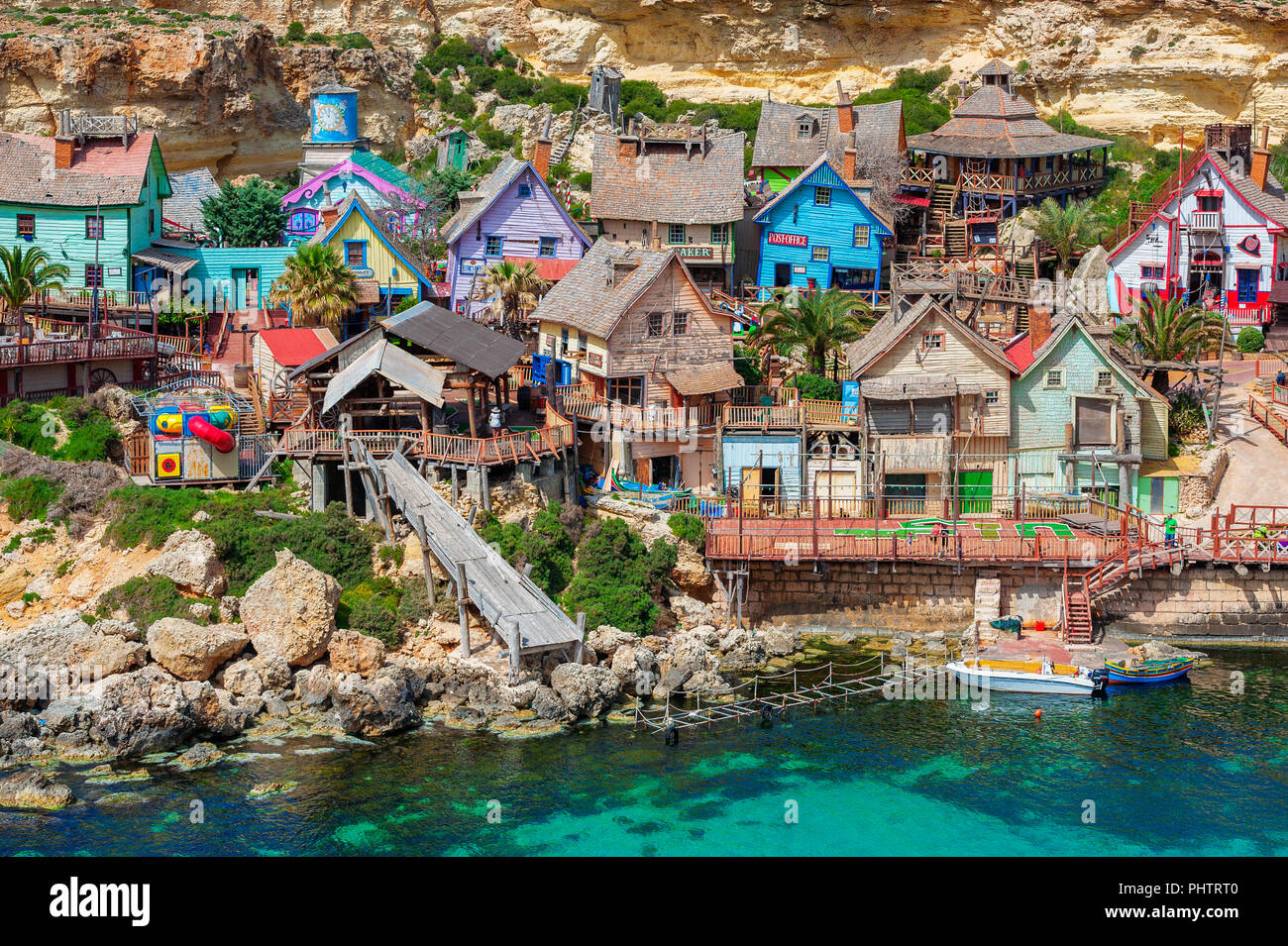 Popeye village movie set Banque de photographies et d’images à haute ...