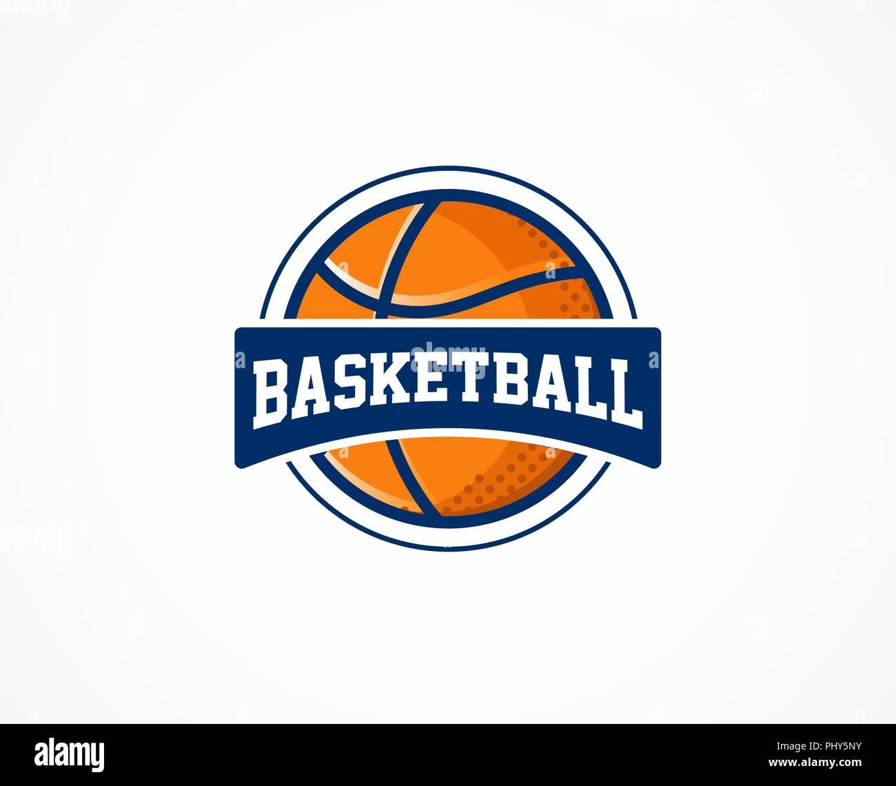 Logo de basket-ball, sports américains et l'icône Symbole vecteur Image ...