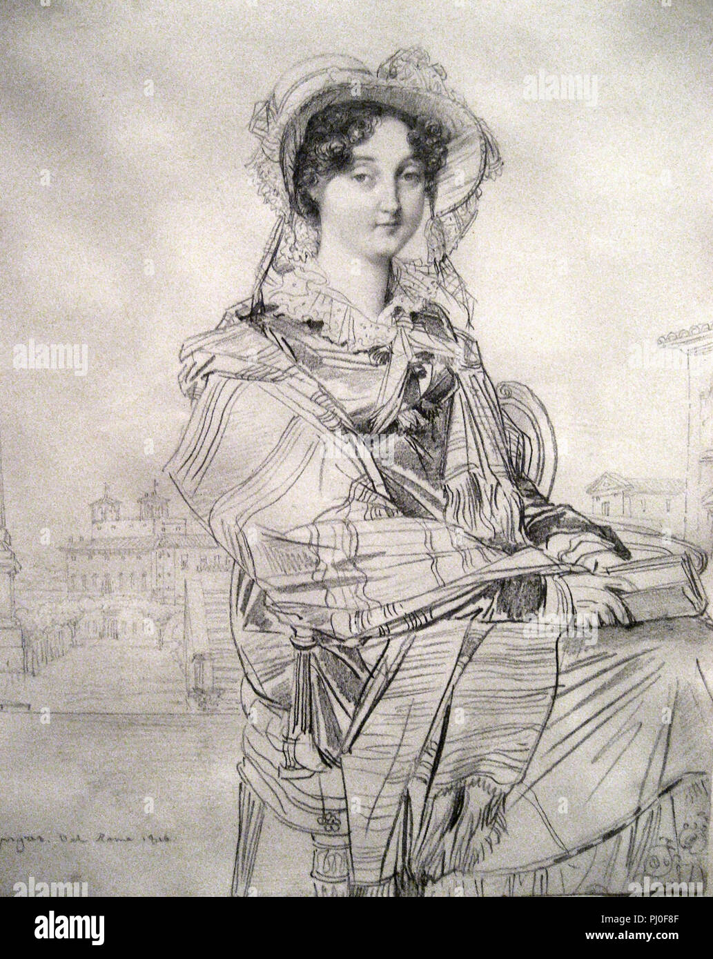 Jean Auguste Dominique Ingres - Mme Charles Badham 1 Photo Stock - Alamy