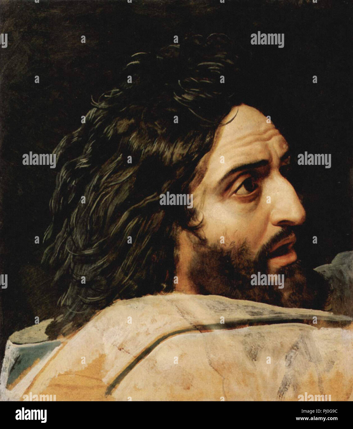 Alexander Ivanov - l'apparition du Christ au peuple (Croquis 02 - la ...