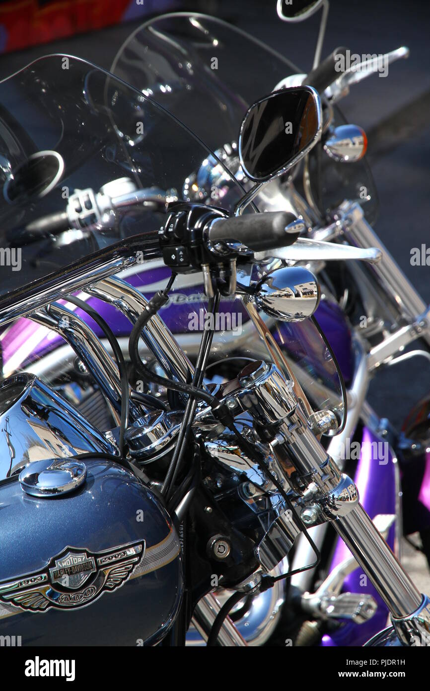 Harley davidson bikers Banque de photographies et d’images à haute ...