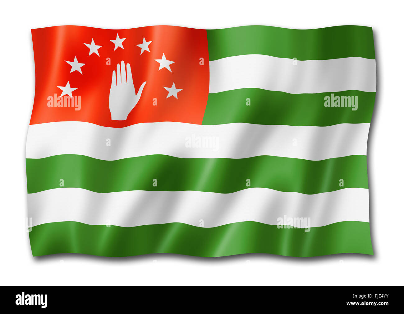 Drapeau abkhazie Banque de photographies et d’images à haute résolution ...