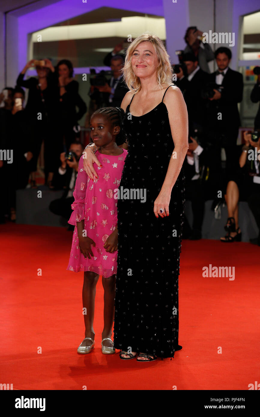 Venise, Italie. 6 Septembre, 2018. Venise - 5 septembre : Céline Garrel et Valeria Bruni ...
