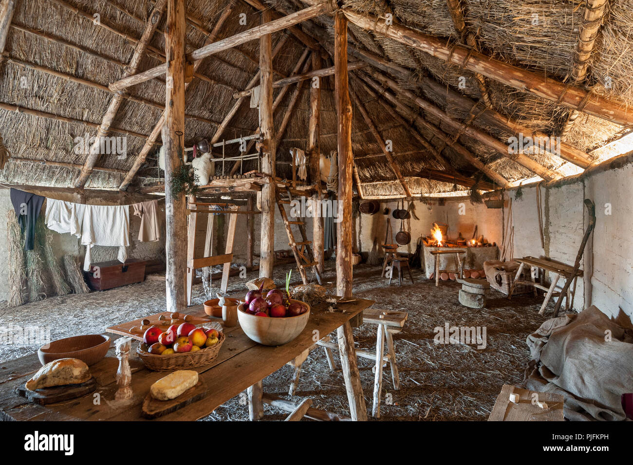 Longhouse interior Banque de photographies et d’images à haute ...