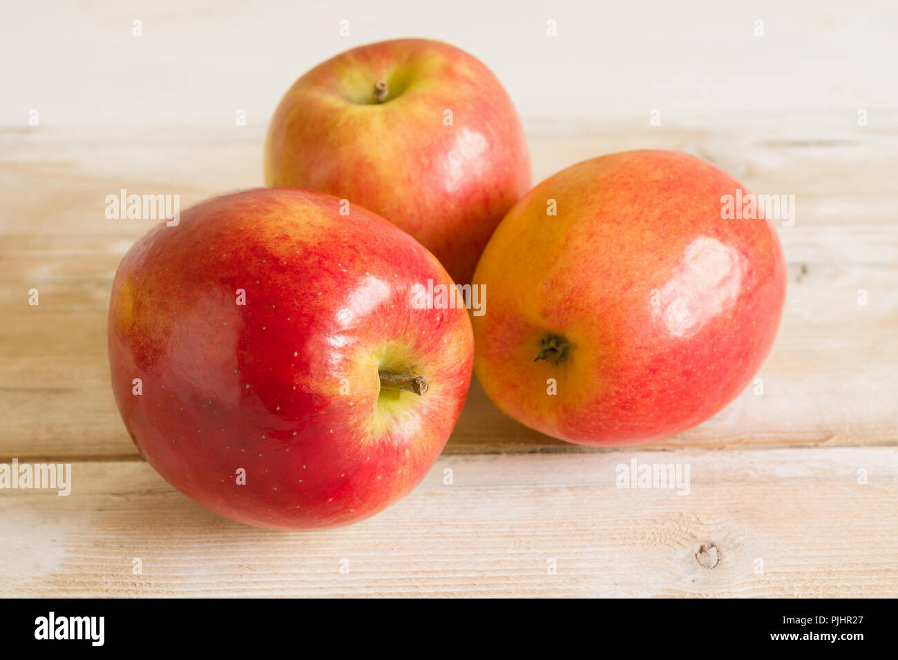 Les pommes Jazz ou un cultivar Malus domestica Scifresh un hybride de ...