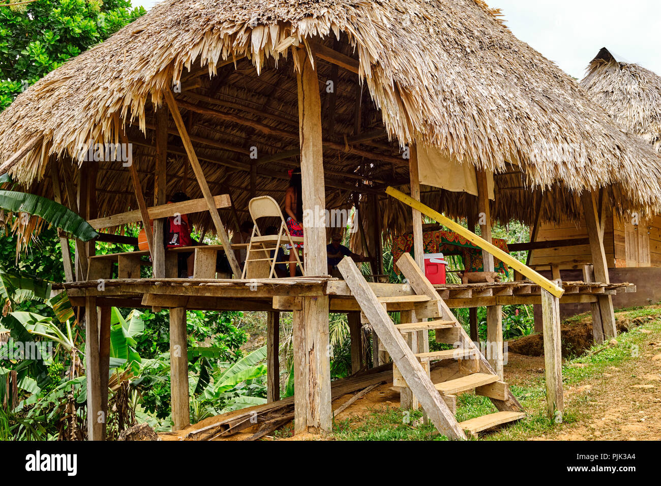 Le Parc National De Chagres Panama 22 Avril 2018 Peuple Embera