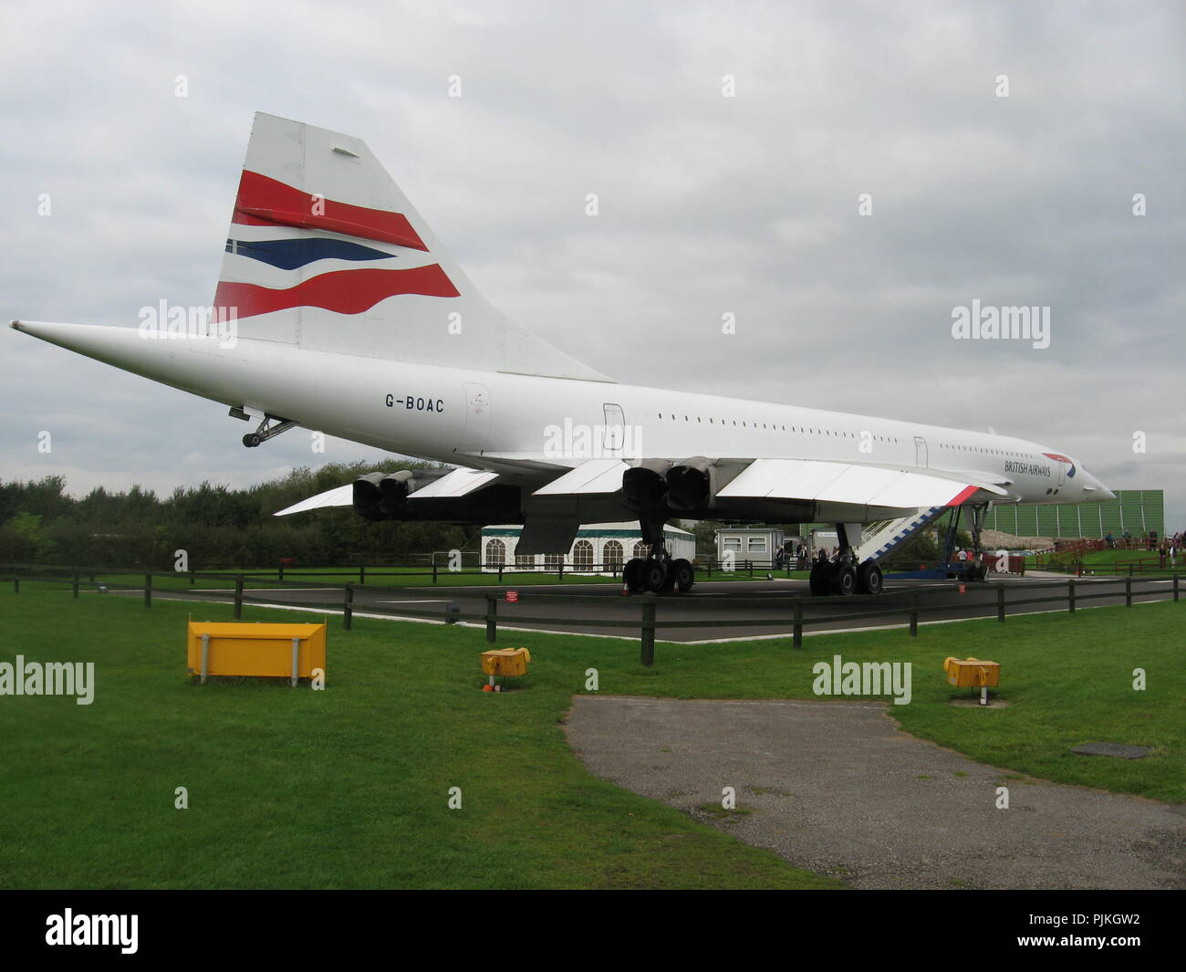 Concorde aircraft air view Banque de photographies et d’images à haute ...