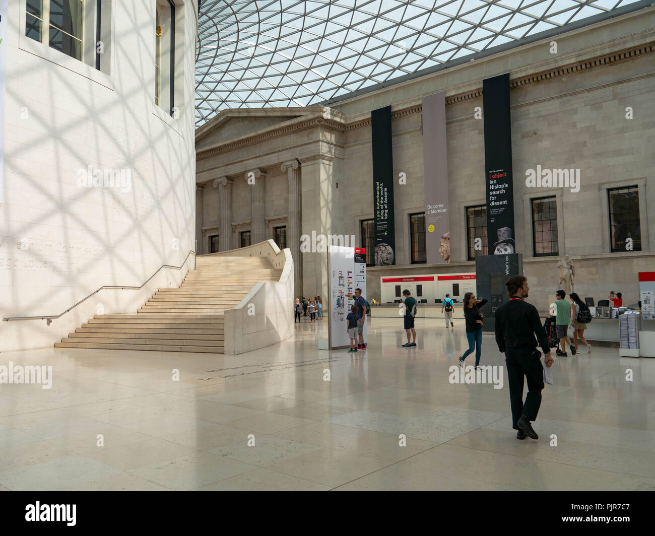 La grande salle de lecture du british museum Banque de photographies et ...