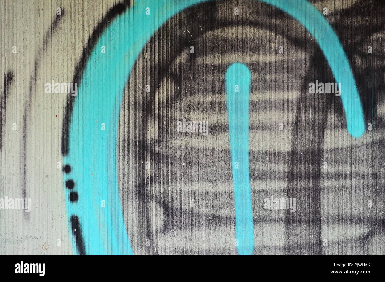 Vue rapprochée de l'écriture graffiti dimensions détails. Image de fond ...