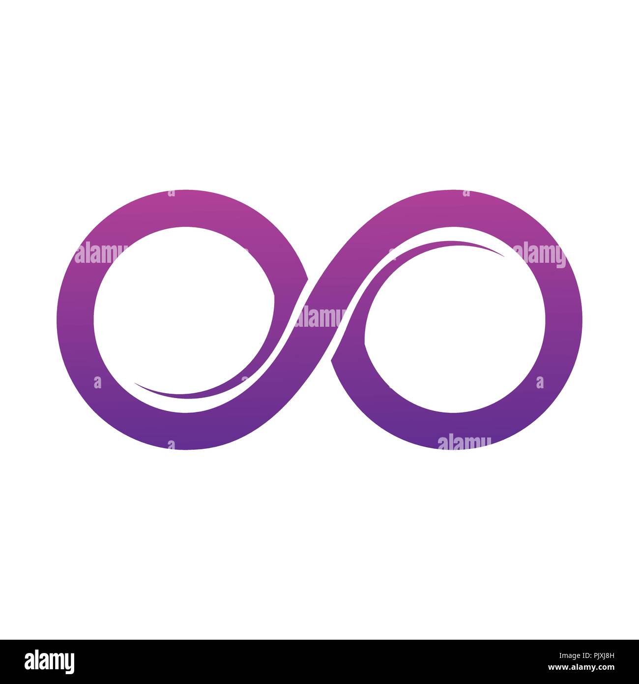 Logo mobius symbole Banque d'images vectorielles - Alamy