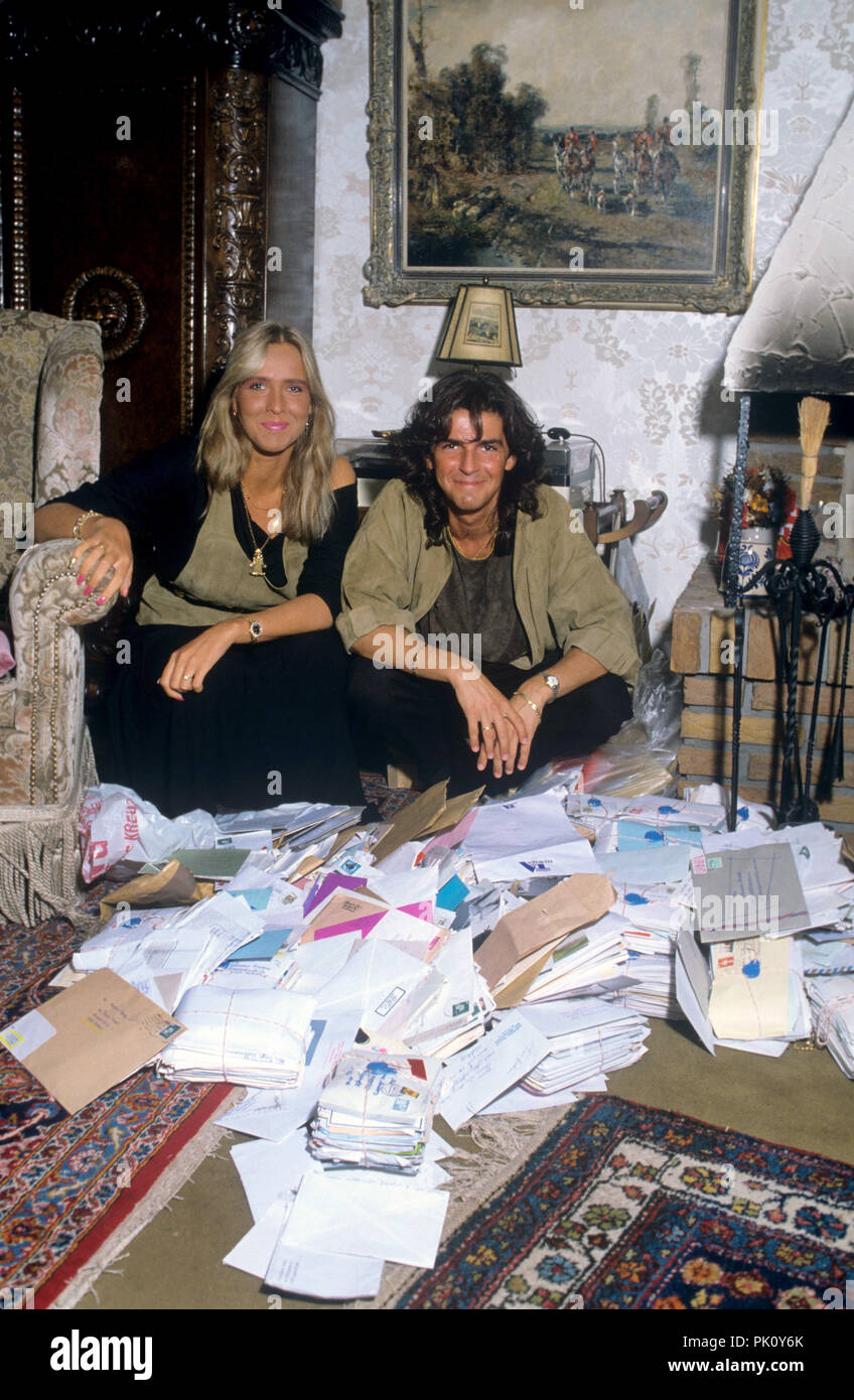 (L-r) : Nora Balling, Thomas Anders sur 03.07.1985 dans Kobenz ...