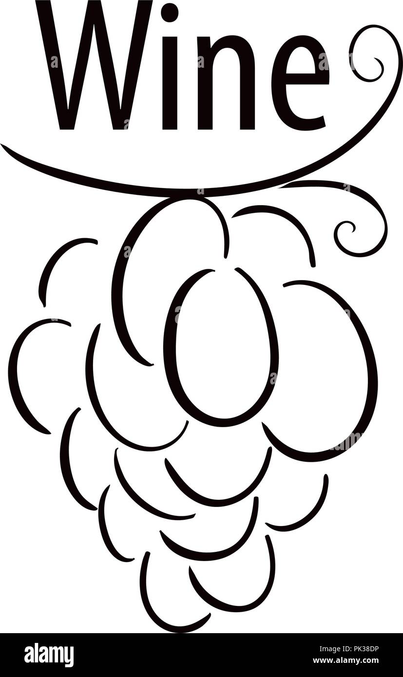 Dessin de grappe de raisin Banque d'images vectorielles - Page 2 - Alamy