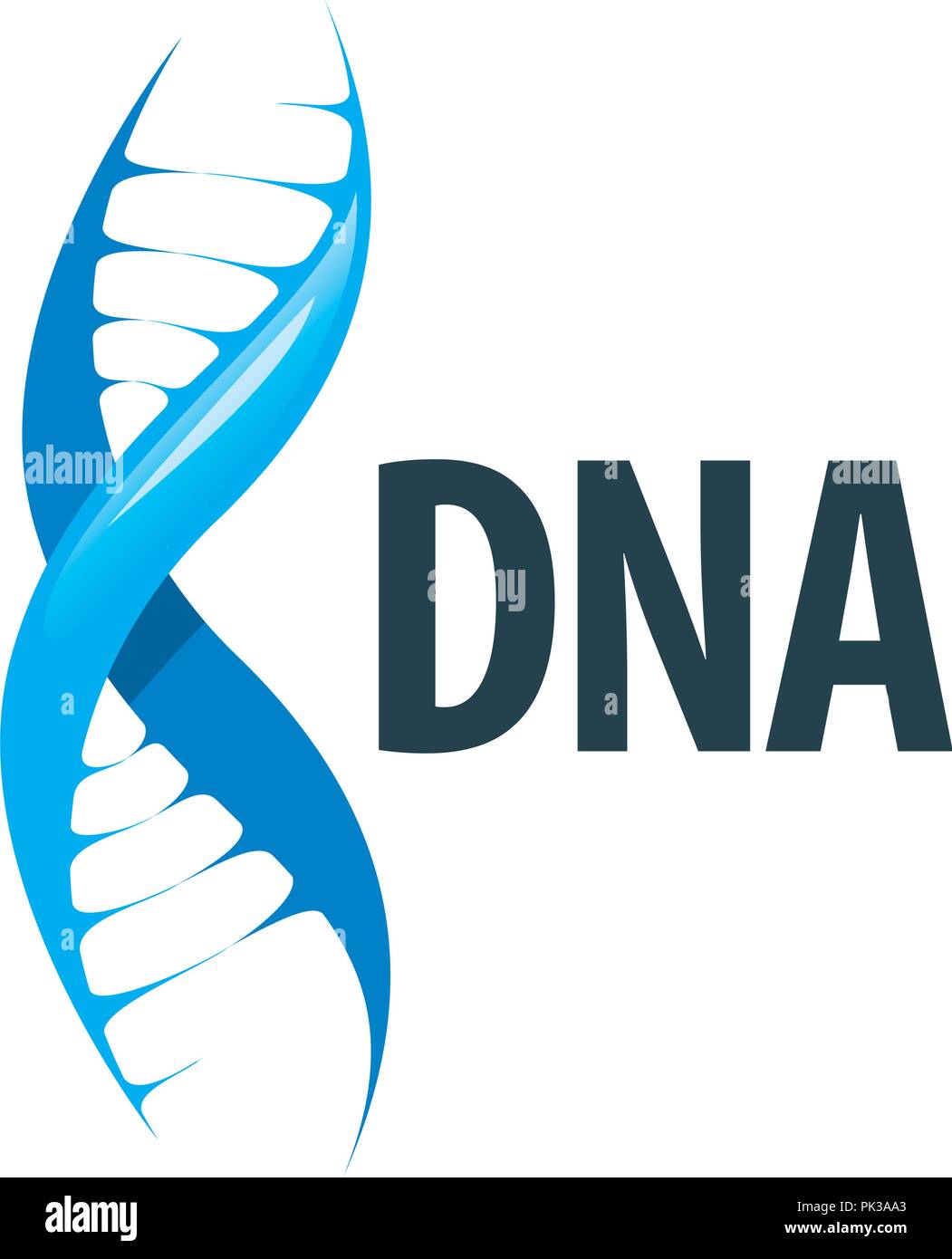 Logo de l'adn Banque d'images vectorielles - Alamy