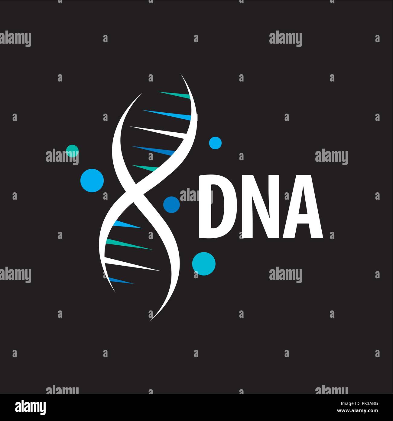 Logo de l'adn Banque d'images vectorielles - Alamy