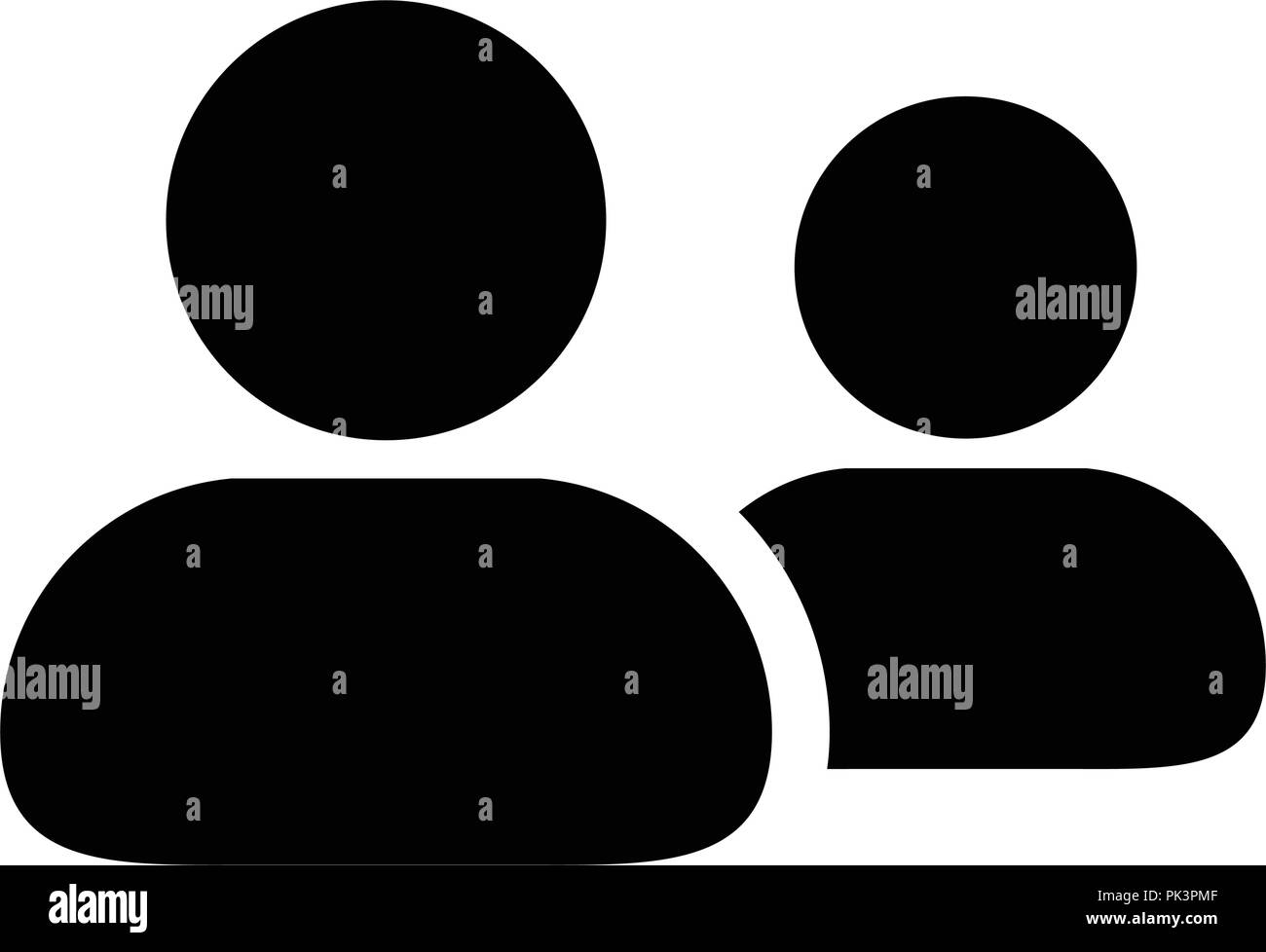 Pictogramme partenariat business Banque d'images noir et blanc - Alamy